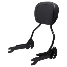 Black Detachable Sissy Bar Backrest for Harley® Low Rider / Sport Glide ...