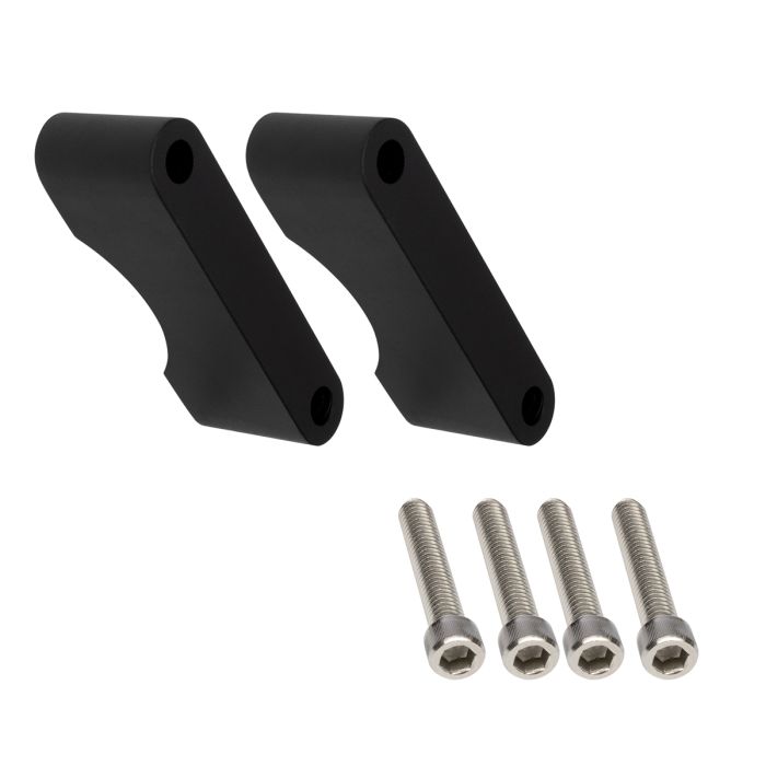 '96-'13 Black Front Fender Adapters for HOGWORKZ® Fenders