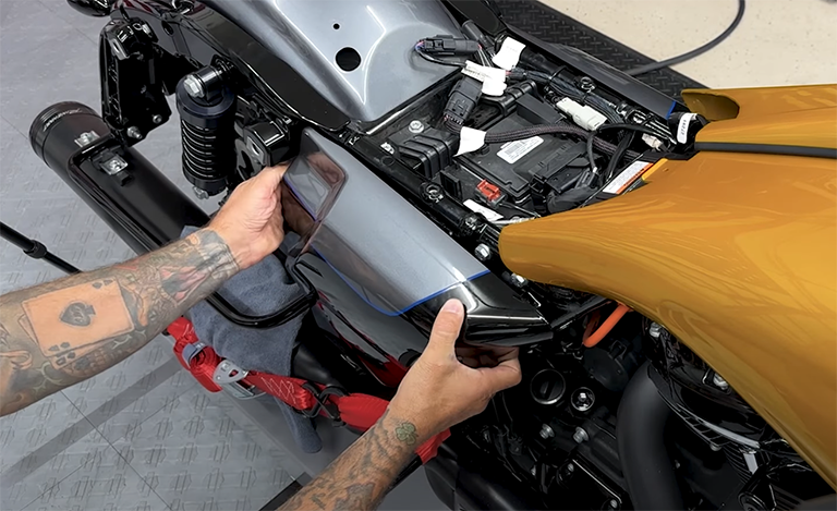 Harley CVO Stretched Rear Fender Installation from HOGWORKZ